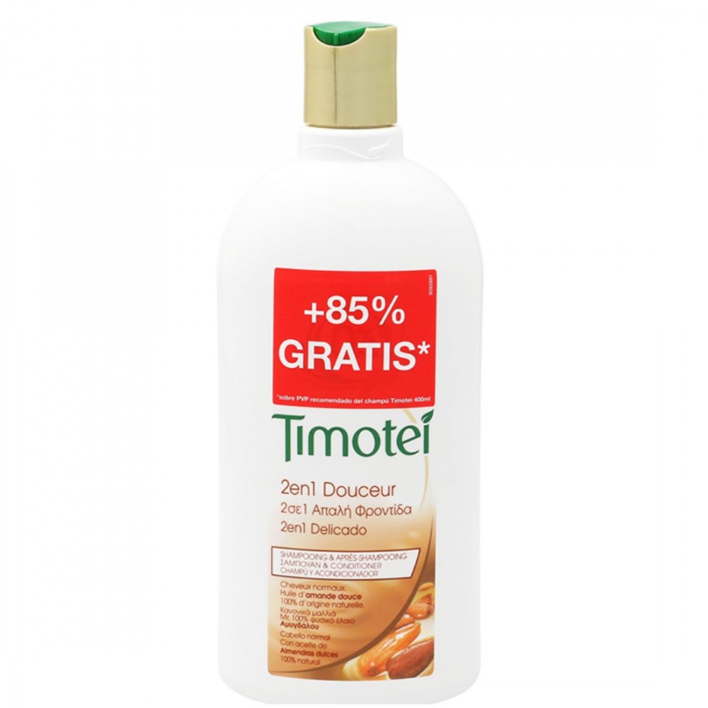 Timotei Sweet Almond Oil 2 In 1 Shampoo For Normal Hair 750 Ml 25 36 Fl Oz Timotei Sweet Almond Oil 2 In 1 Shampoo For Normal Hair 750 Ml 25 36 Fl Oz